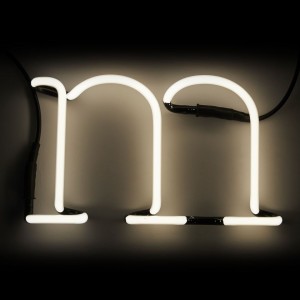 Neon Letters for the Wall