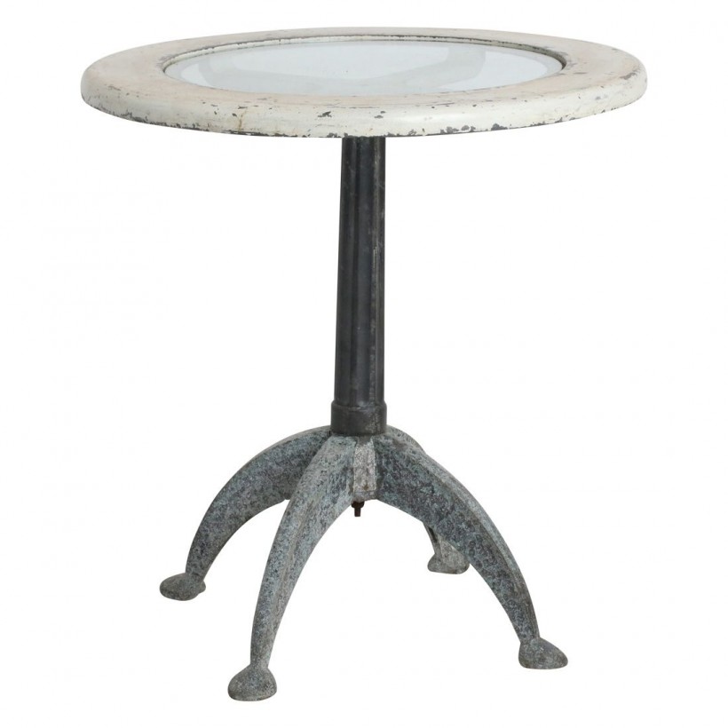 Vintage Metal Bistro Table | Genuine 1950s Antique Cafe Furniture ...