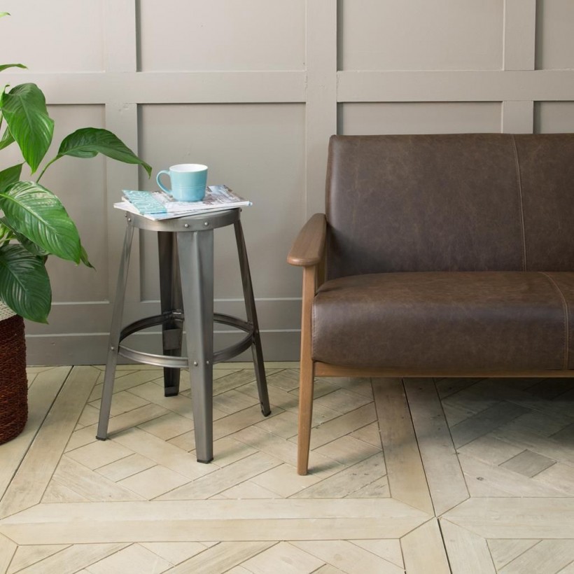 Silver INDUSTRIALBackless Bar Stools| Vintage- Retro • online store ...