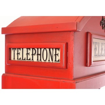 Red Telephone Box Cabinet – Iconic British Bar Decor | Smithers