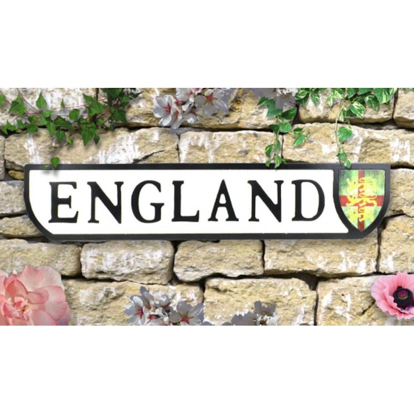 England, Scotland, Ireland, Wales Crest Sign
