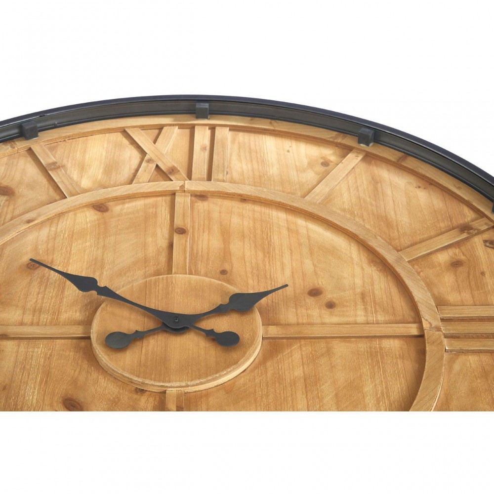 Wood Clock Table