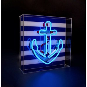 Anchor Neon Sign Blue - Smithers