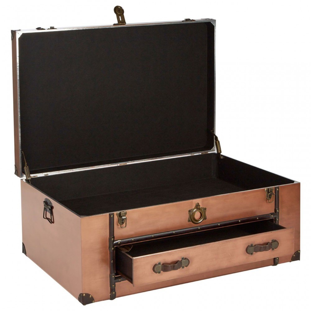 Copper Storage Box – Bold Trunk Chest with Industrial Edge | Smithers