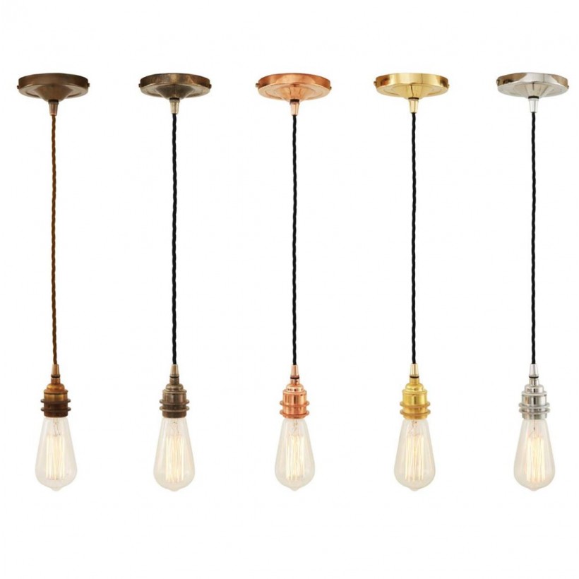 Hanging Fabric Cable Pendant Light • UK, US & Canada