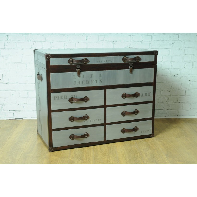 Extra Large Storage Chest | Vintage Style Storage Trunk