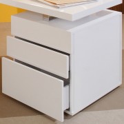 The Clinical Edge White High Gloss Desk – Only at Smithers