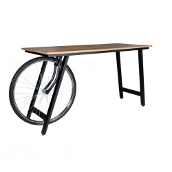 Bar Table or Retro Office Desk Industrial Height 77 cm 135 cm Long ...