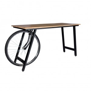 Bar Table or Retro Office Desk Industrial Height 77 cm 135 cm Long