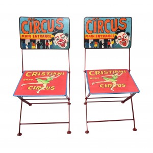 Red Circus Dining Chairs - at Smithers