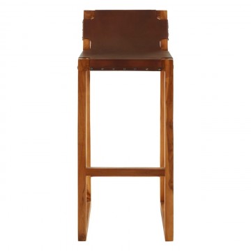 Leather Scandi Bar Stool | Stylish Scandinavian Bar Stools