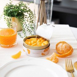 Tangerine Candle Can Scented In A Posh Tin
