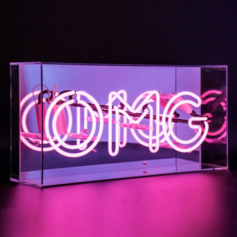 OMG Pink Neon, Wall Light Sign • UK, US & Canada
