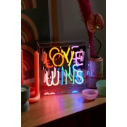 Love Wins Neon Sign & Custom Wedding Lights: Smithers London