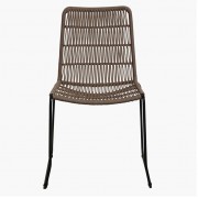 Rope Outdoor Dining Chairs - Vintage Retro Industrial Design