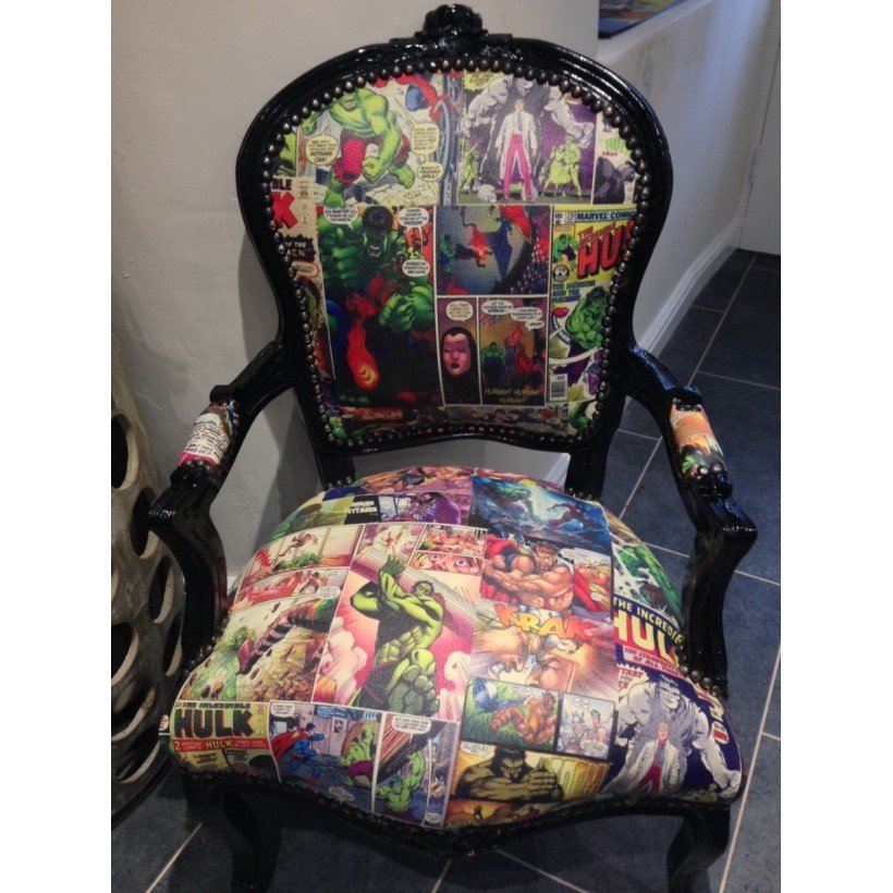 The comic chair at the incredible Smithers of Stamford