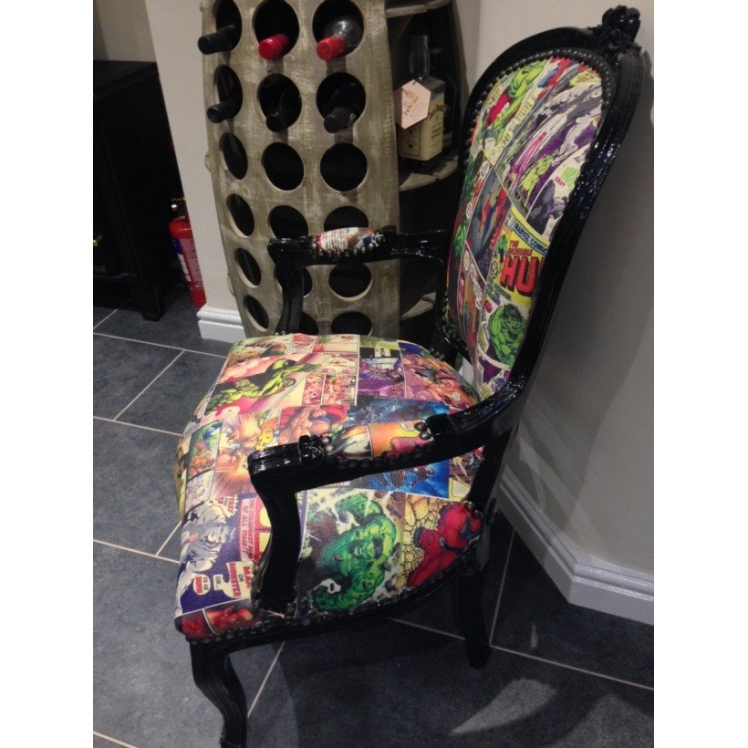 The comic chair at the incredible Smithers of Stamford