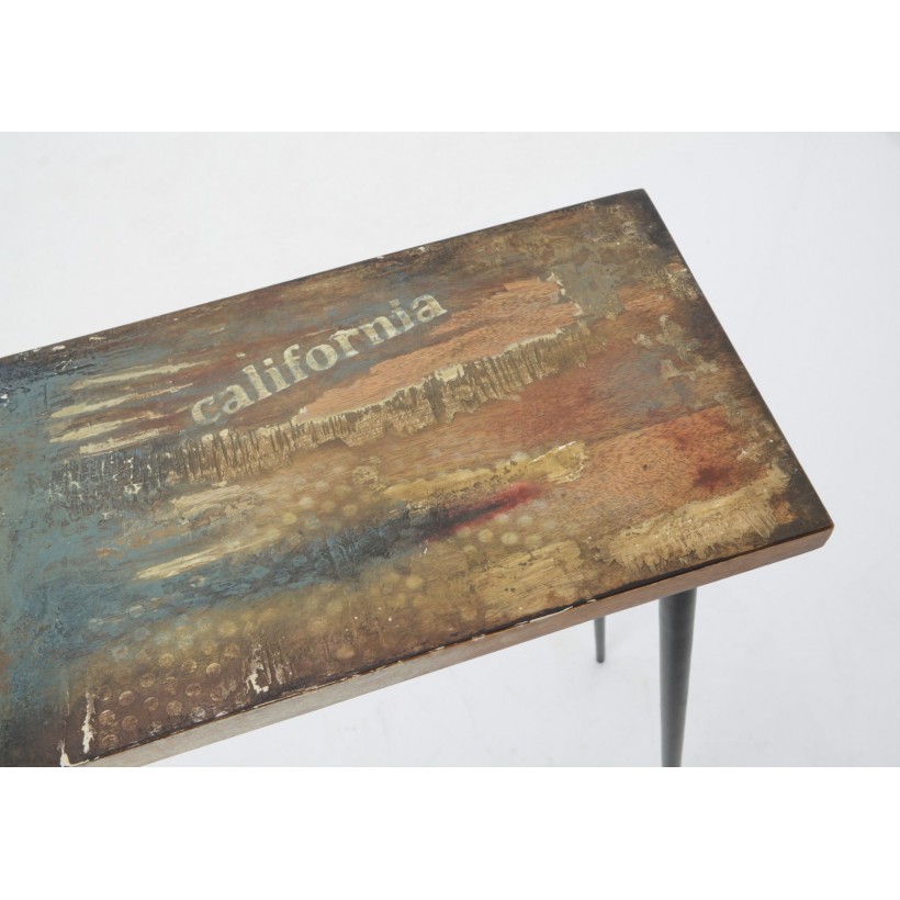 Retro Hallway Console Table With Patina California