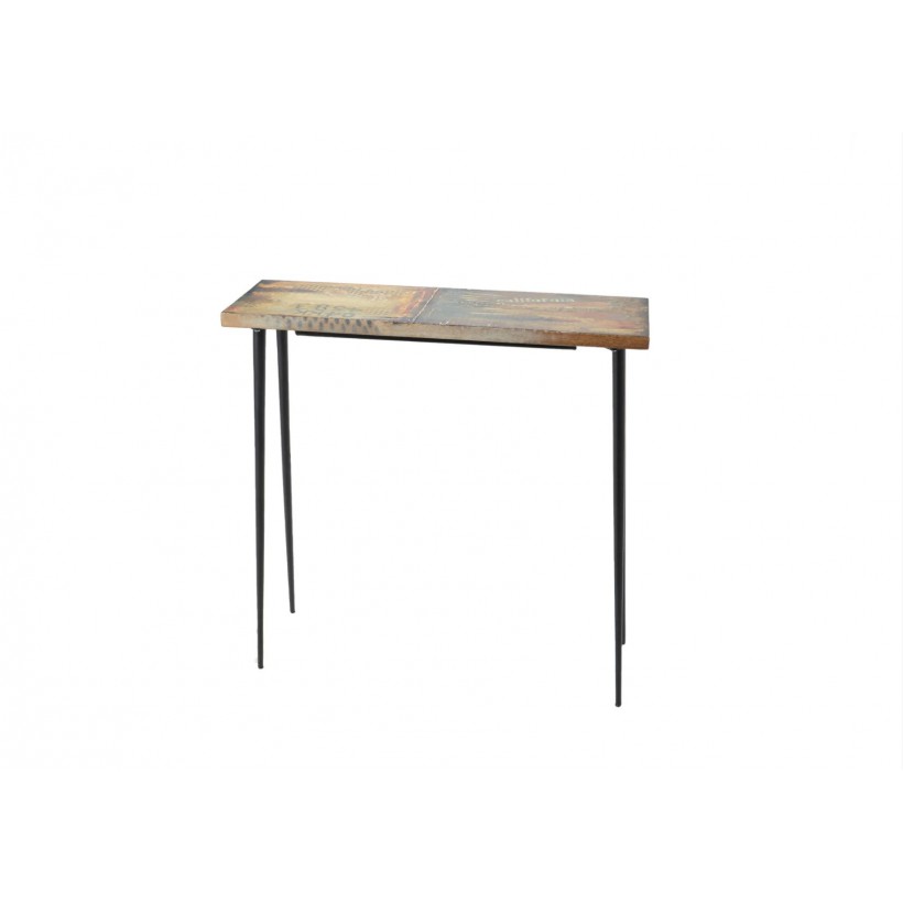 Retro Hallway Console Table With Patina California