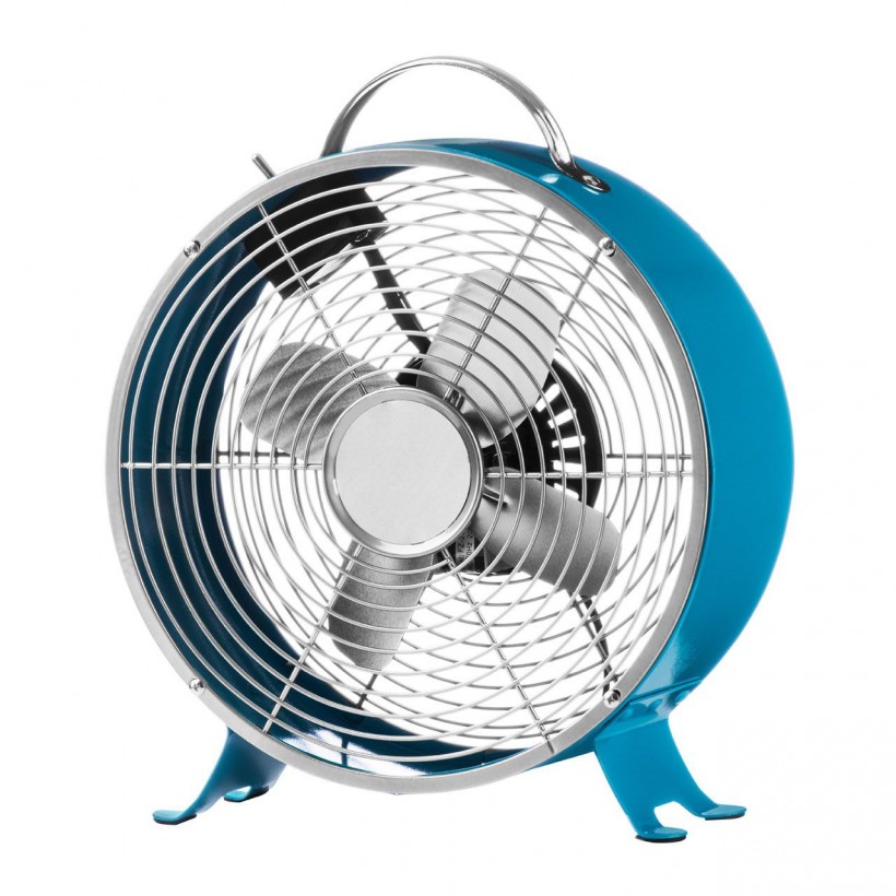 Blue Table Fan For Boys Kids Bedroom