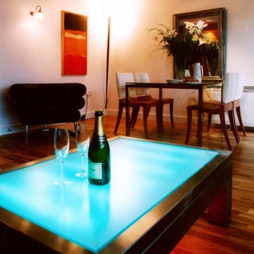 Custom Light-Up Coffee Table – Bespoke LED Table with Retro Lighting ...