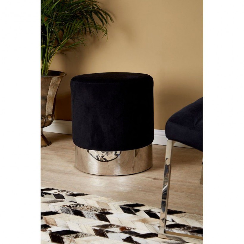 Vogue Velvet Stool - Don't Just Stand There, Let's Get To It - in Dusky ...