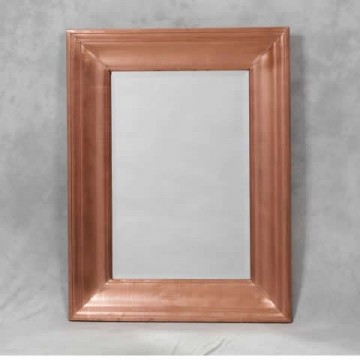 Ornate Long Copper Wall Mirror - Smithers of Stamford