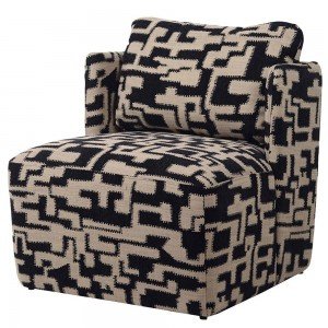 Maze Club Chair - Boho Patterned Bedroom | Smithers of Stamford