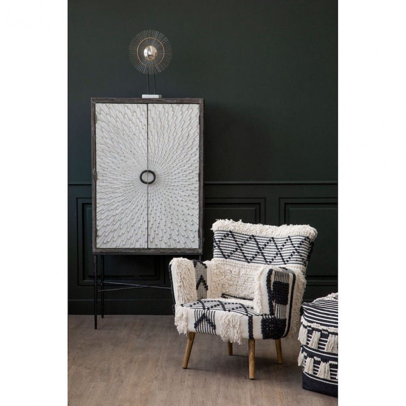 Accent Boho Armchair: Bohemian Style - Smithers