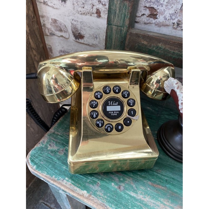 Gold Vintage Phone