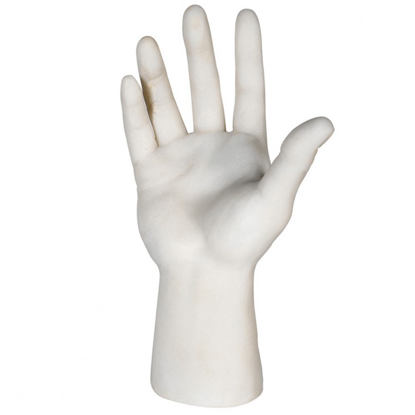 Faux Marble Hand Ornament