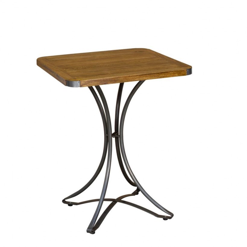 Small Wooden Vintage Style Bistro Table - Smithers