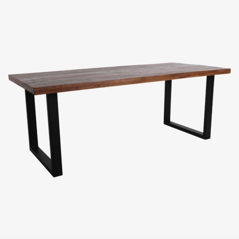 Rustic Industrial Dining Table - kitchen Dining Room • UK, US & Canada