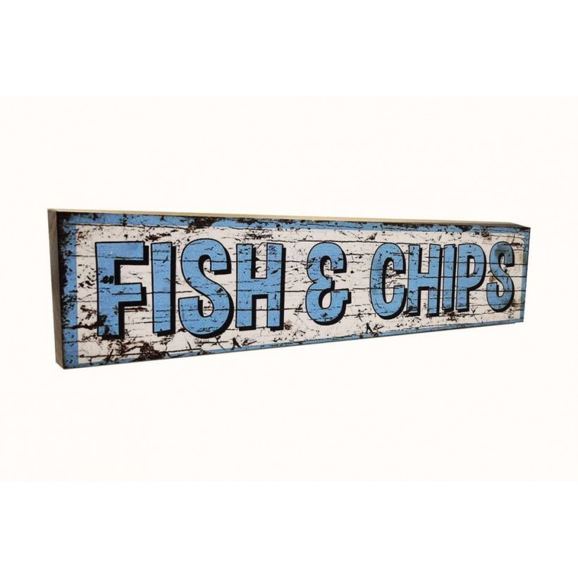 fish and chips sign - | Smithers of Stamford
