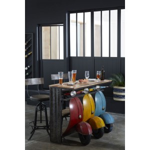 Vespa High Bar Table - 100 cm High • online store Smithers of Stamford UK