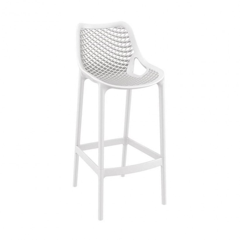 White Bar Stool - Perfect For Outdoor Entertaining