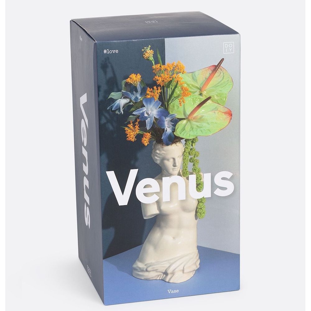 Venus Body Vase - White