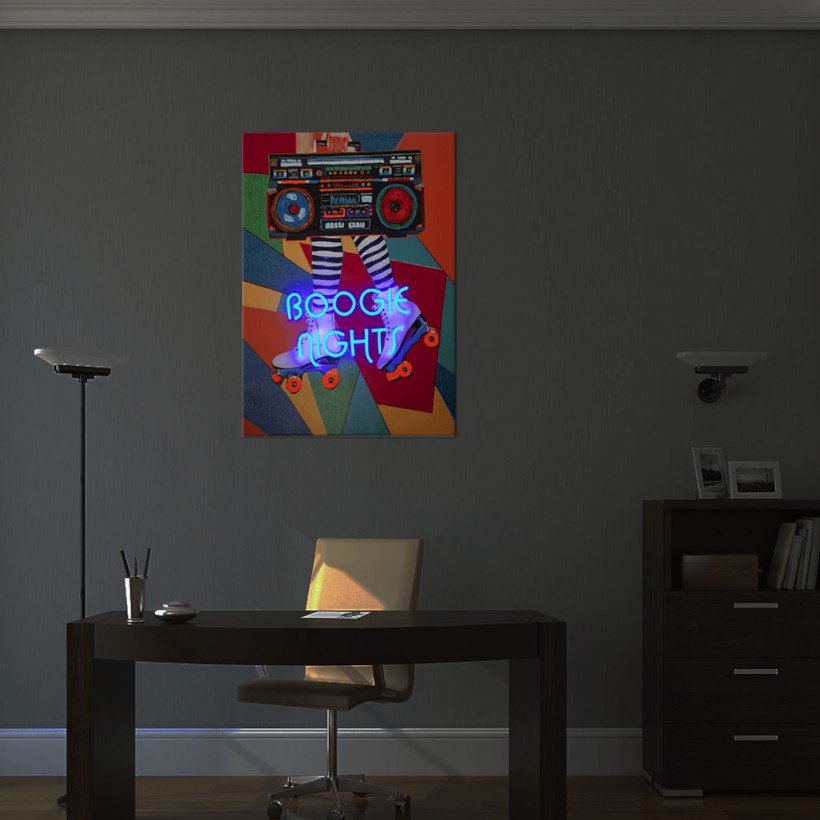Boogie Nights Neon Sign Artwork - smithers