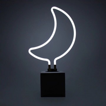 Moon Neon Light | Celestial Pop Art Glow