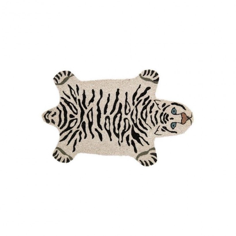White Tiger Door Mat - Smithers Of Stamford • online store Smithers of ...