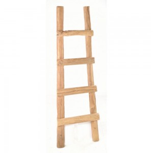 wooden ladder for decoration