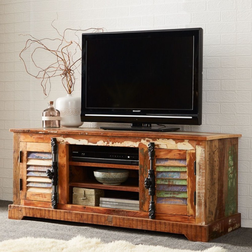 Miami Reclaimed Wood TV Unit - Smithers of Stamford • UK, US & Canada