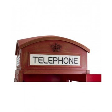 Red Telephone Box Cabinet – Iconic British Bar Decor | Smithers