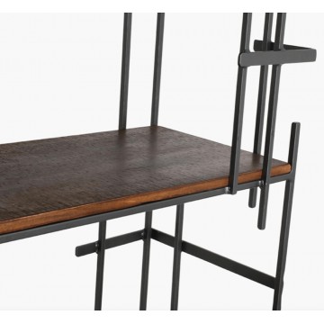 Factory Art Deco Industrial Shelving Unit - Smithers of Stamford