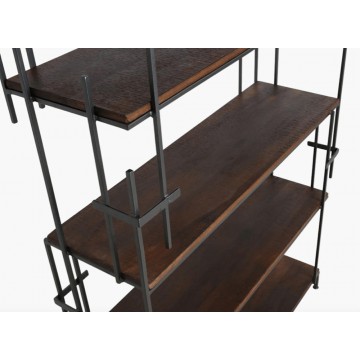 Factory Art Deco Industrial Shelving Unit - Smithers of Stamford