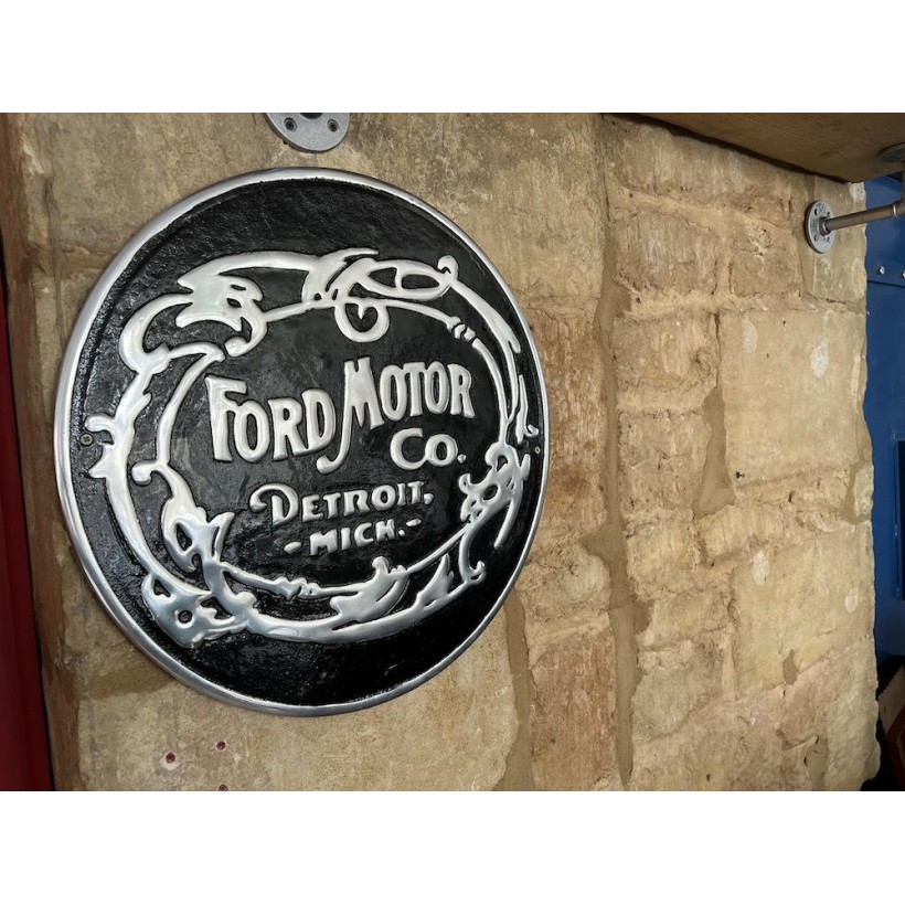 Ford and CO Motor Detroit Sign | Black