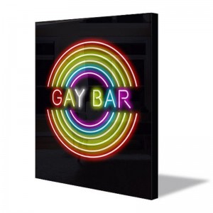 Gay Bar Neon Sign | Pride Pop Art Beacon