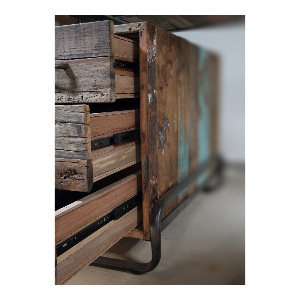 Reclaimed Wood Computer Office Desk