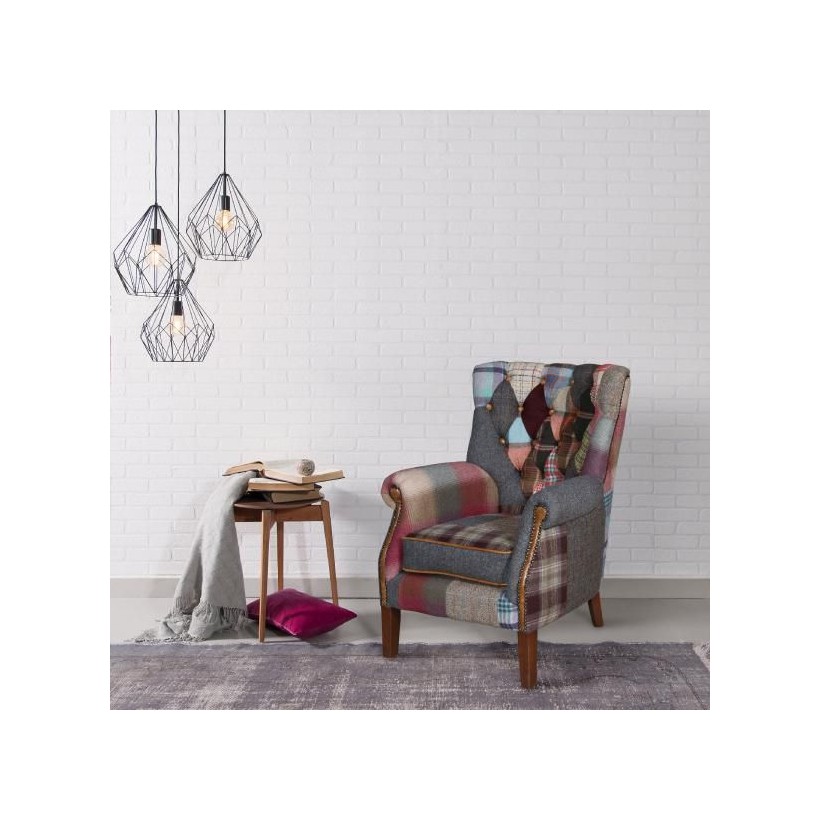 Patchwork Armchair | Snuggle Chair Lounge & Bedroom - Smithers