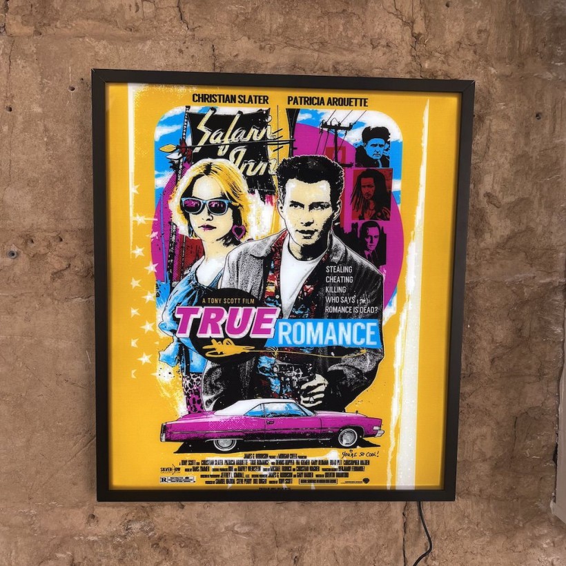 True Romance Framed Film Poster - Quentin Tarantino - Smithers